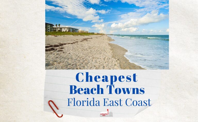 12 Cheapest Florida East Coast Beach Towns 2025 - Suburbs 101