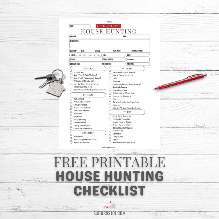The 50 Things to Look for When Buying a House in the Suburbs (FREE ...