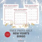 FREE New Year's Bingo Printables - Suburbs 101