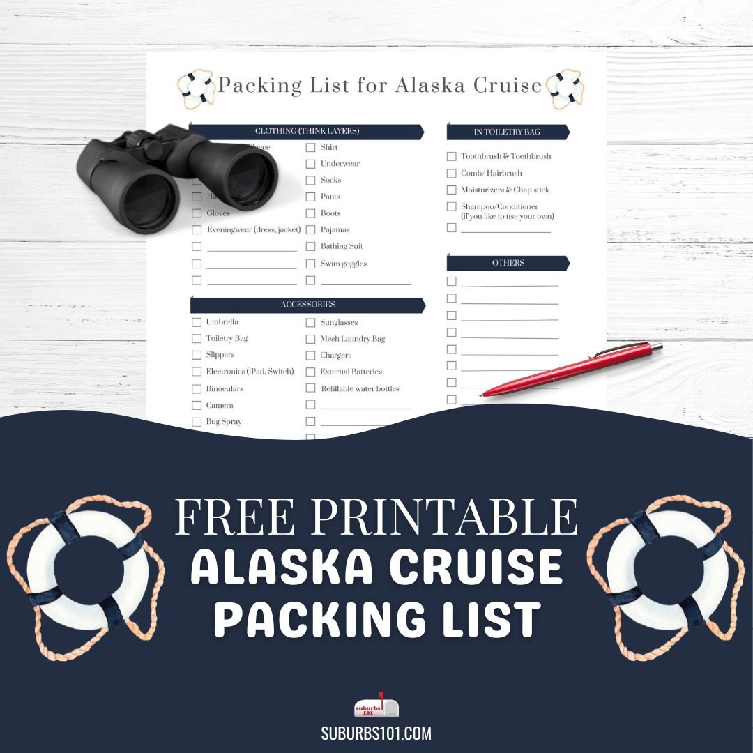 The Ultimate Alaska Cruise Packing List: Free Printable Checklist ...