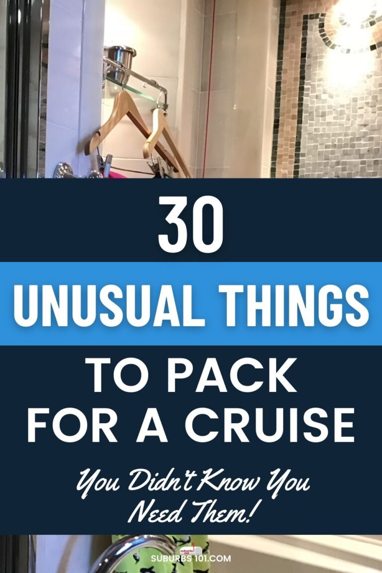 30 Unusual Things to Pack for a Cruise: Things You Didn't Know You Need ...