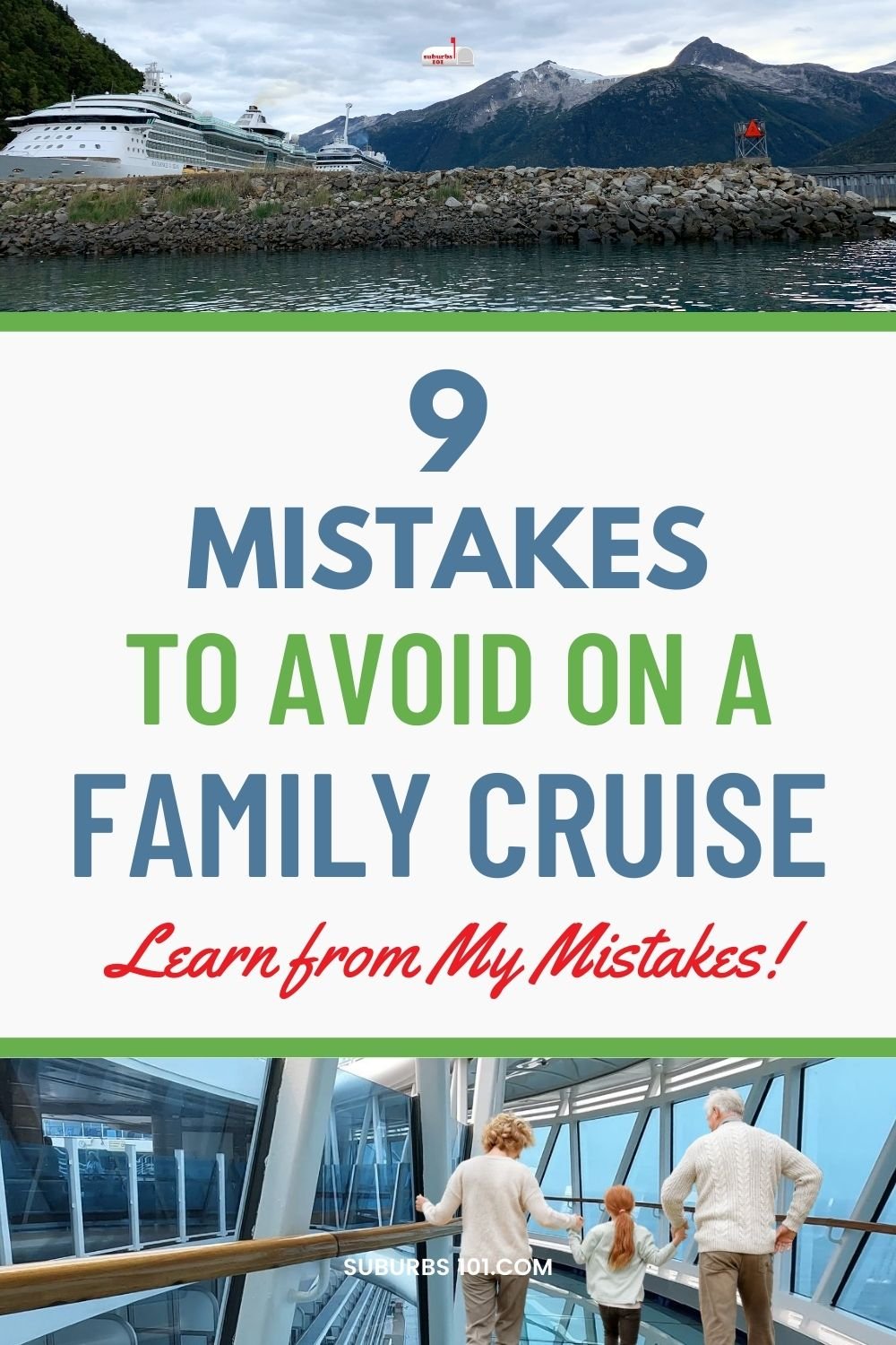 9 Family Cruise Mistakes to Avoid - Suburbs 101
