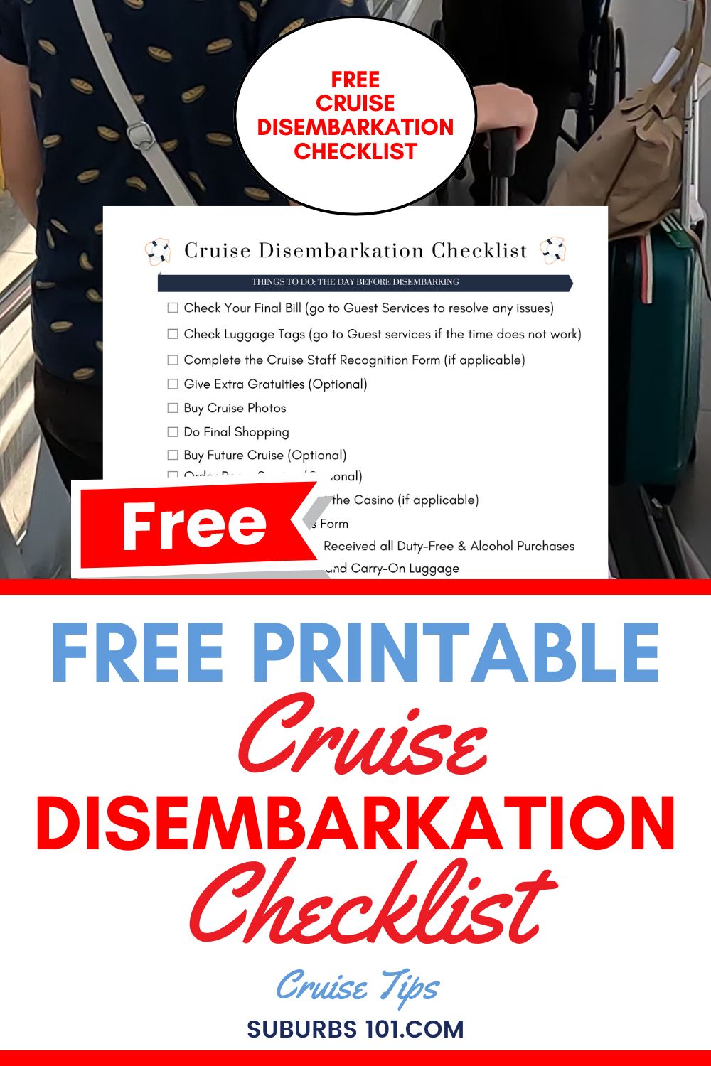 14 Important Things to Do on Cruise Disembarkation (Free Checklist ...