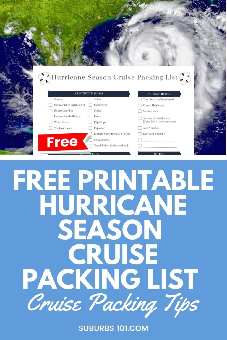 36 Essential Things to Pack When Going on a Cruise During Hurricane ...