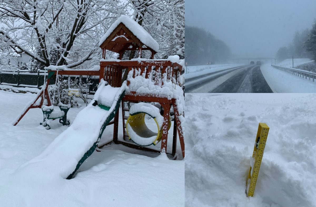 11 States Highest Snow Accumulation from First Winter Storm of the Year ...